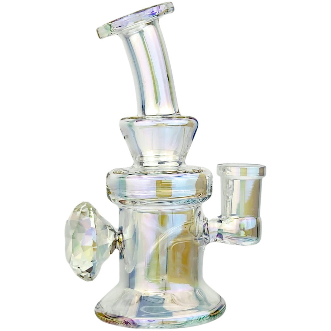 5″ Iridescent Facet Diamond Rig | WYN Distribution