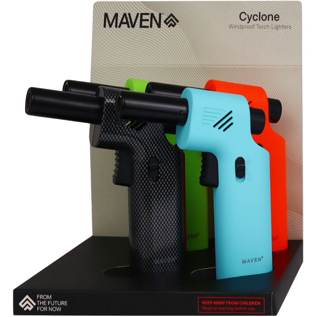 Maven Cyclone Torch - 4 Pack Display - WYN Distribution