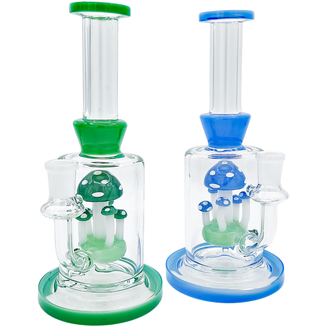 8.5” Color Accent Mushroom Perc Rig - WYN Distribution