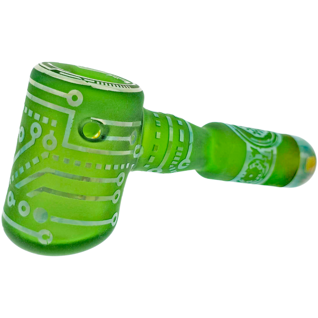 5″ Sandblast Motherboard Hammer Hand Pipe | WYN Distribution