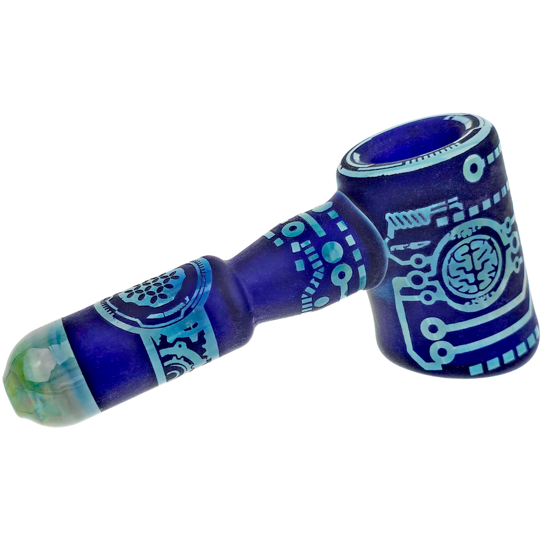 5″ Sandblast Motherboard Hammer Hand Pipe | WYN Distribution